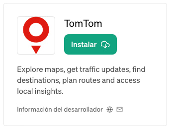 Un TomTom más «listo» gracias a la inteligencia de ChatGPT